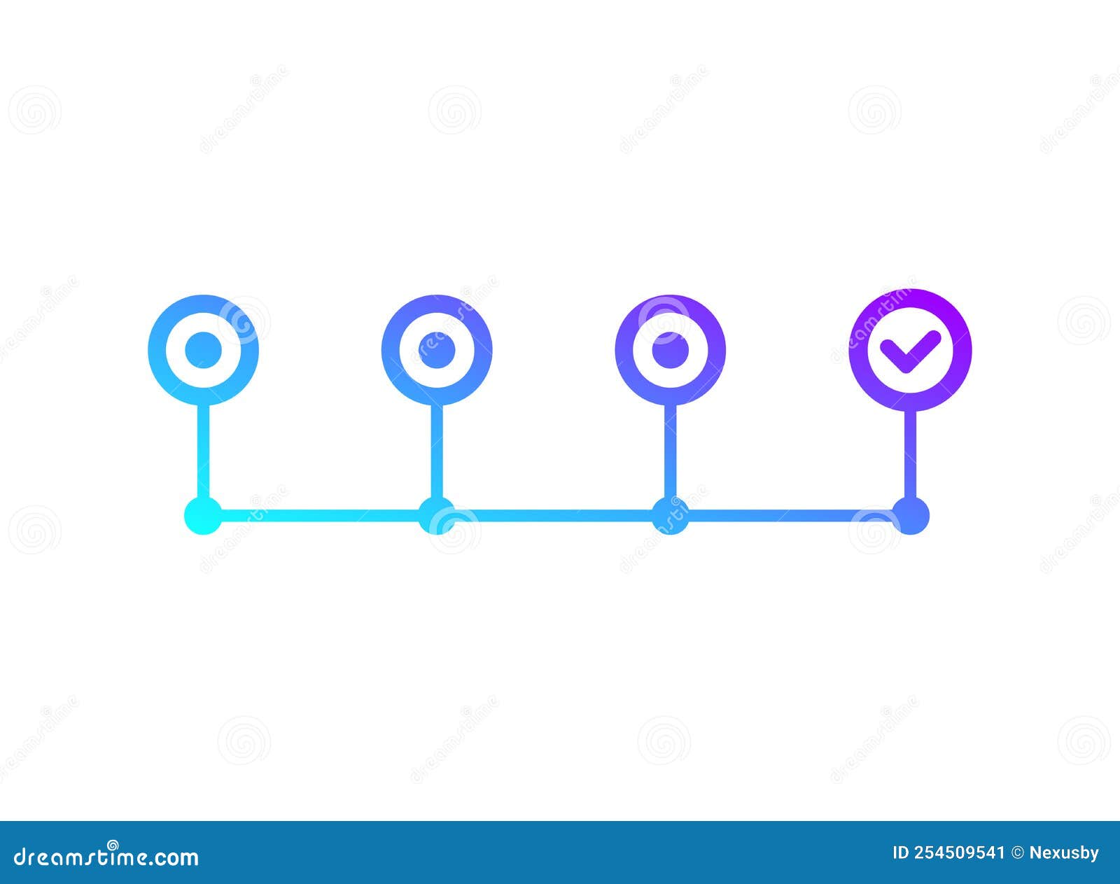 Progress Bar Or Steps And Positive Outcome, Vector | CartoonDealer.com ...