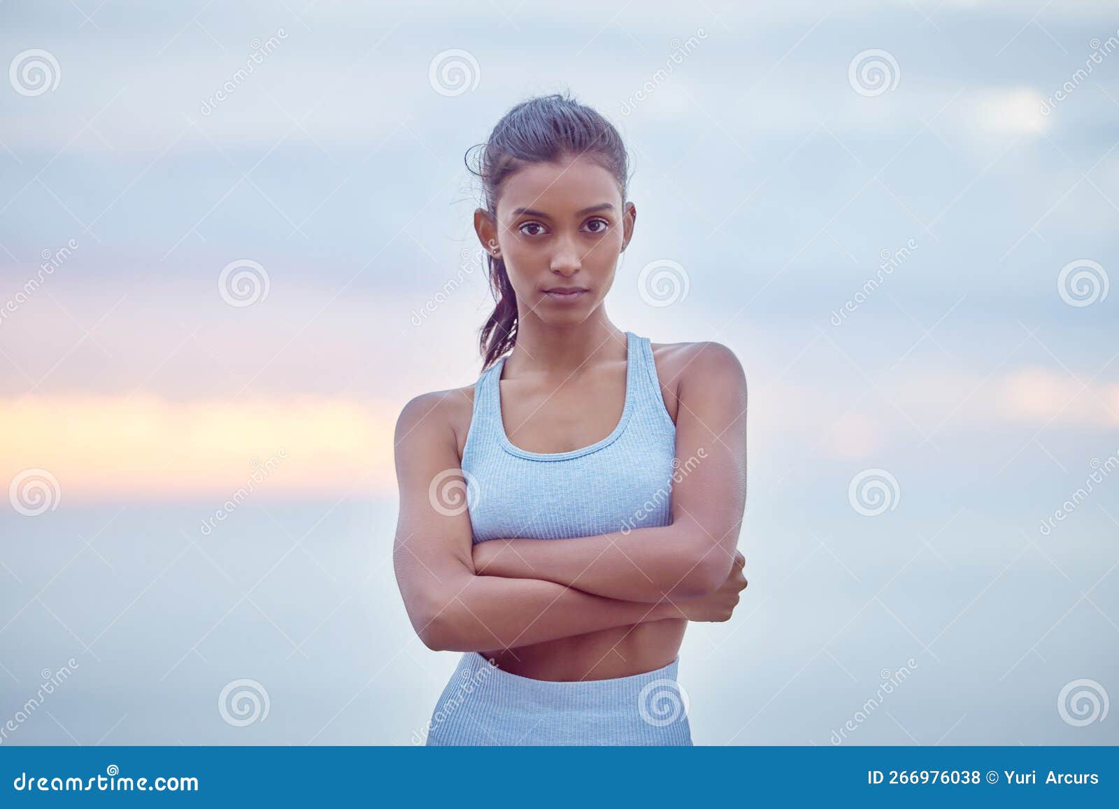 Progress is about Being Consistent. a Young Woman Getting Ready for a ...