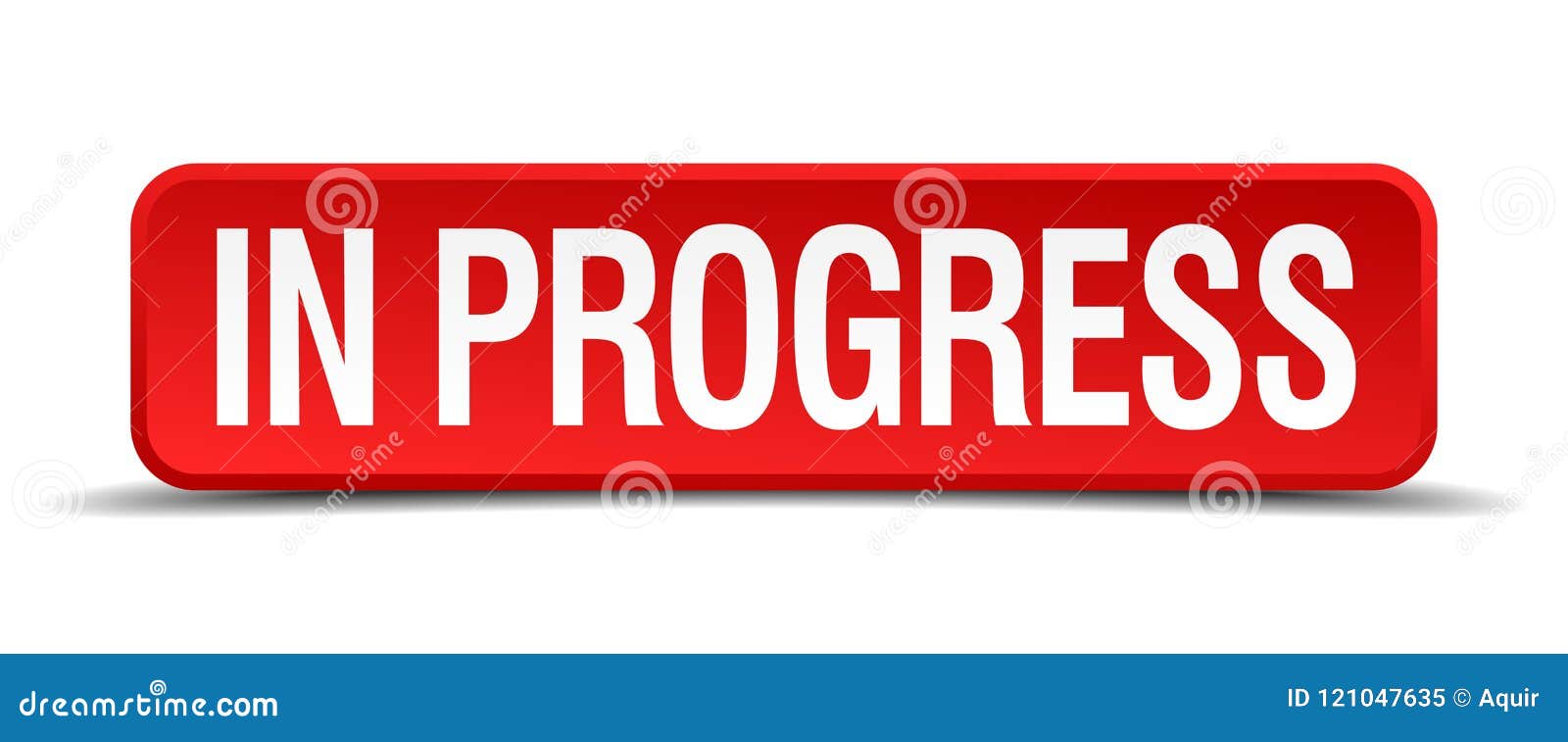 In progress button stock vector. Illustration of website - 121047635