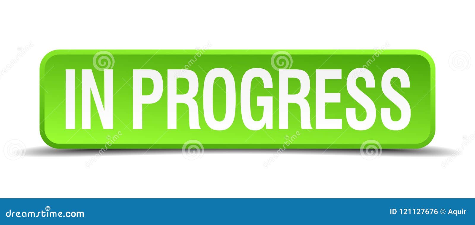 In progress button stock vector. Illustration of modern - 121127676