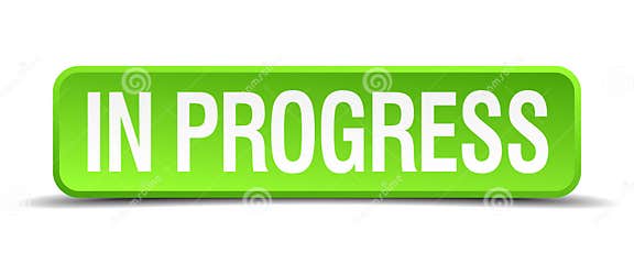 In progress button stock vector. Illustration of modern - 121127676
