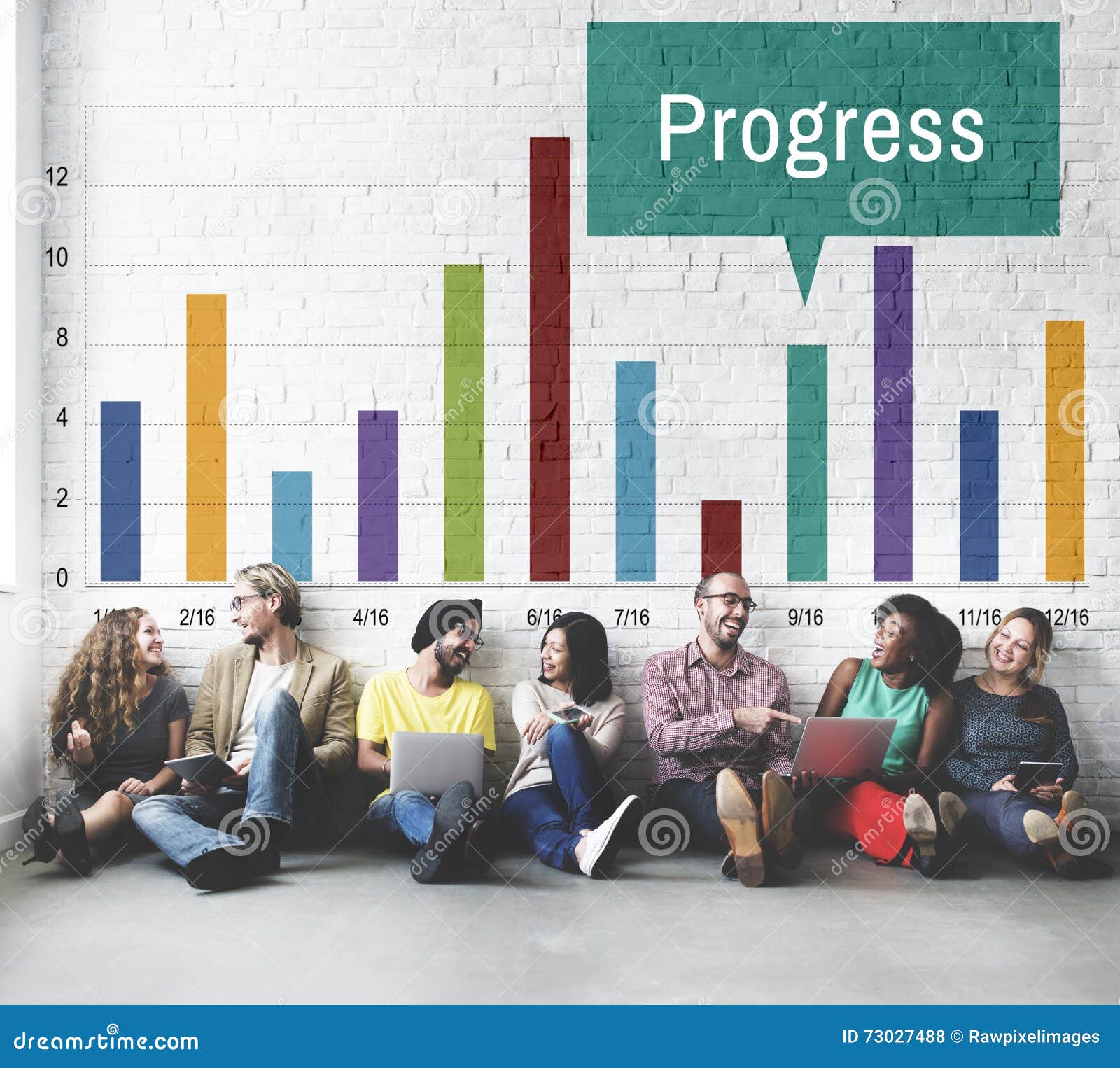Progress Change Growth Development Improvement Concept Stock Photo ...
