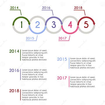 Progress Chart Statistic Concept. Infographic Template for Presentation ...