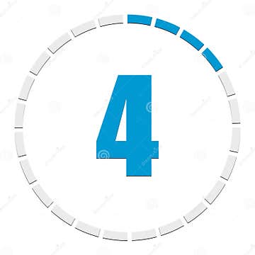 Progress, Completion, Step Indicator. Segmented Circle As Duration ...