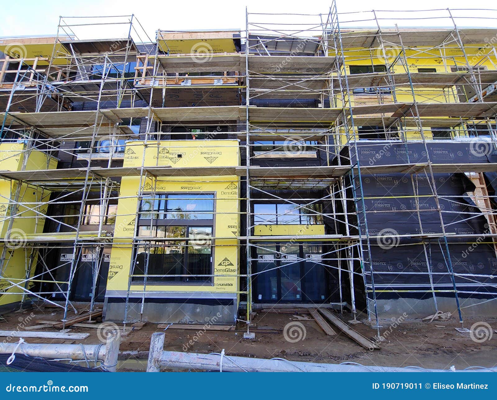 Building Construction Work Not Completed Stock Image - Image of ...