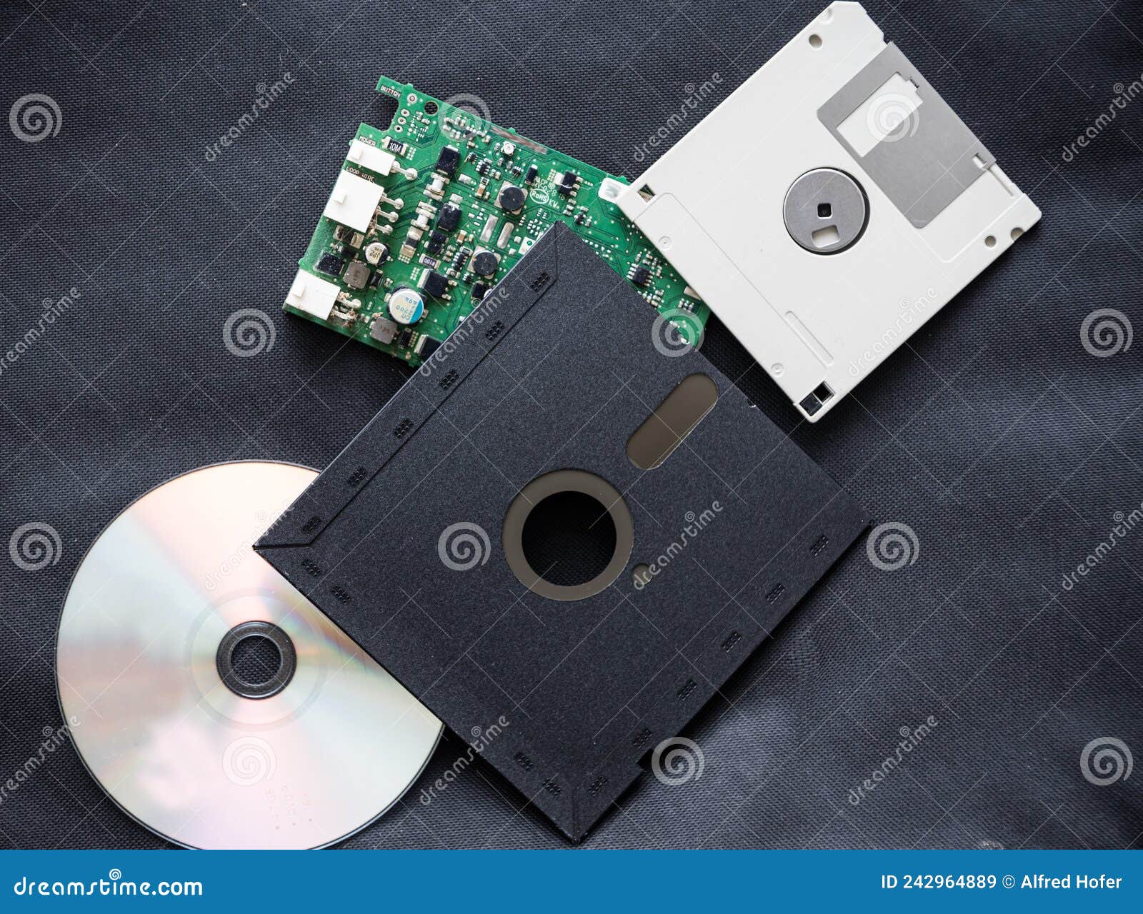 T Development - Storage Media Stock Image - Image of antiquated, disk ...