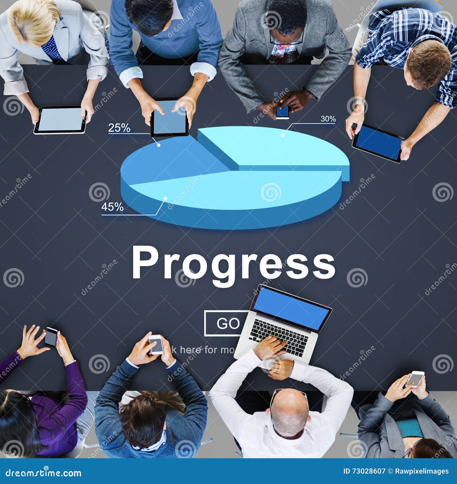 Progress Development Improvement Advancement Concept Stock Image ...