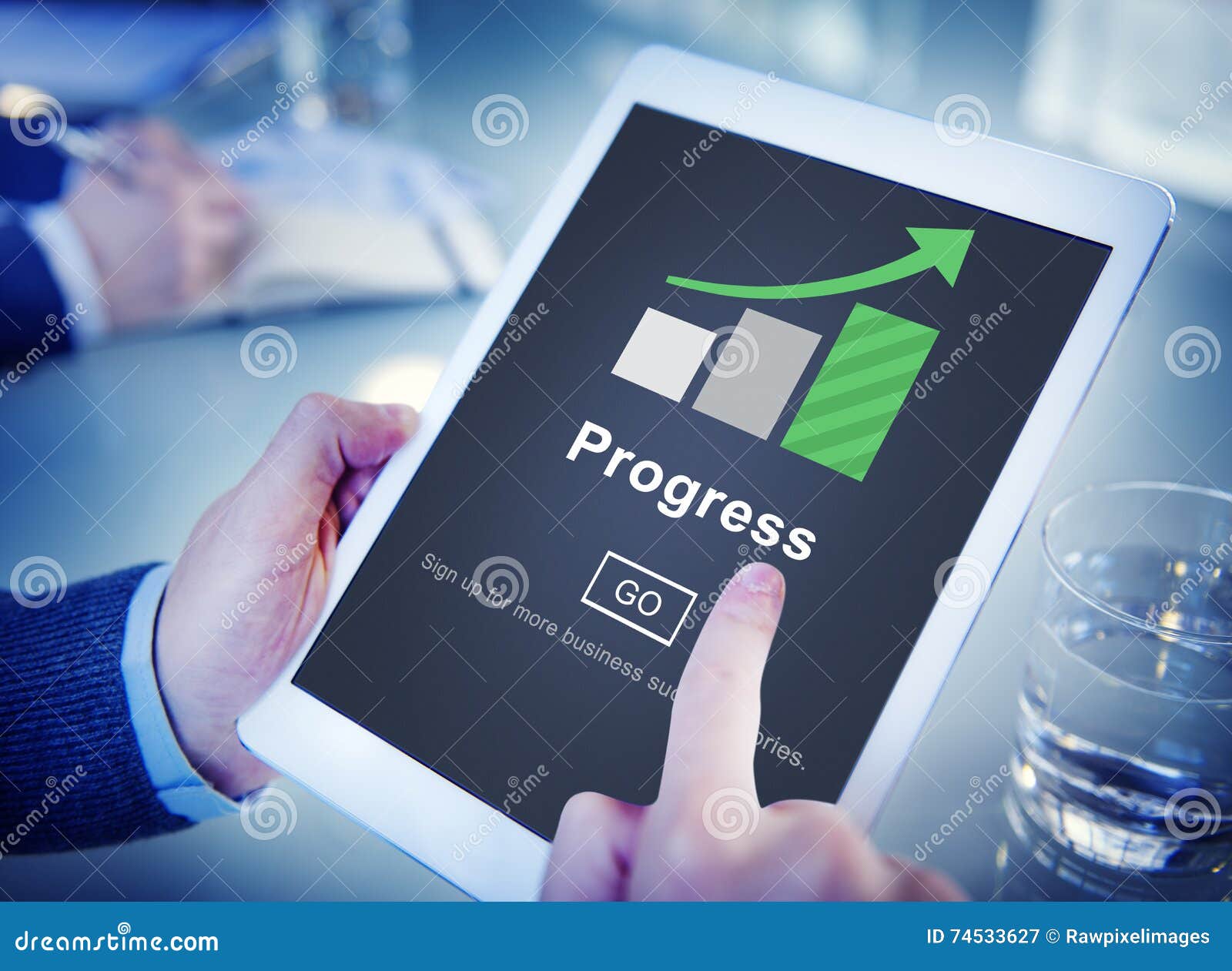 Progress Development Improvement Advancement Concept Stock Image ...