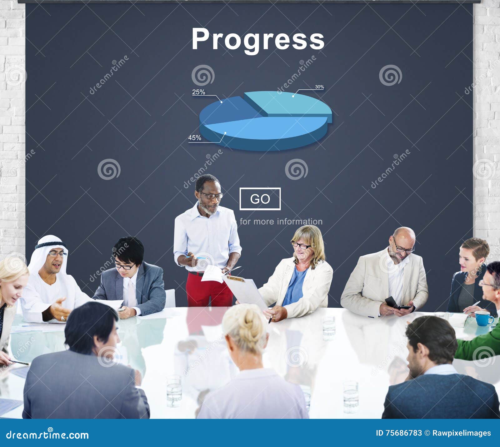 Progress Development Improvement Advancement Concept Stock Image ...