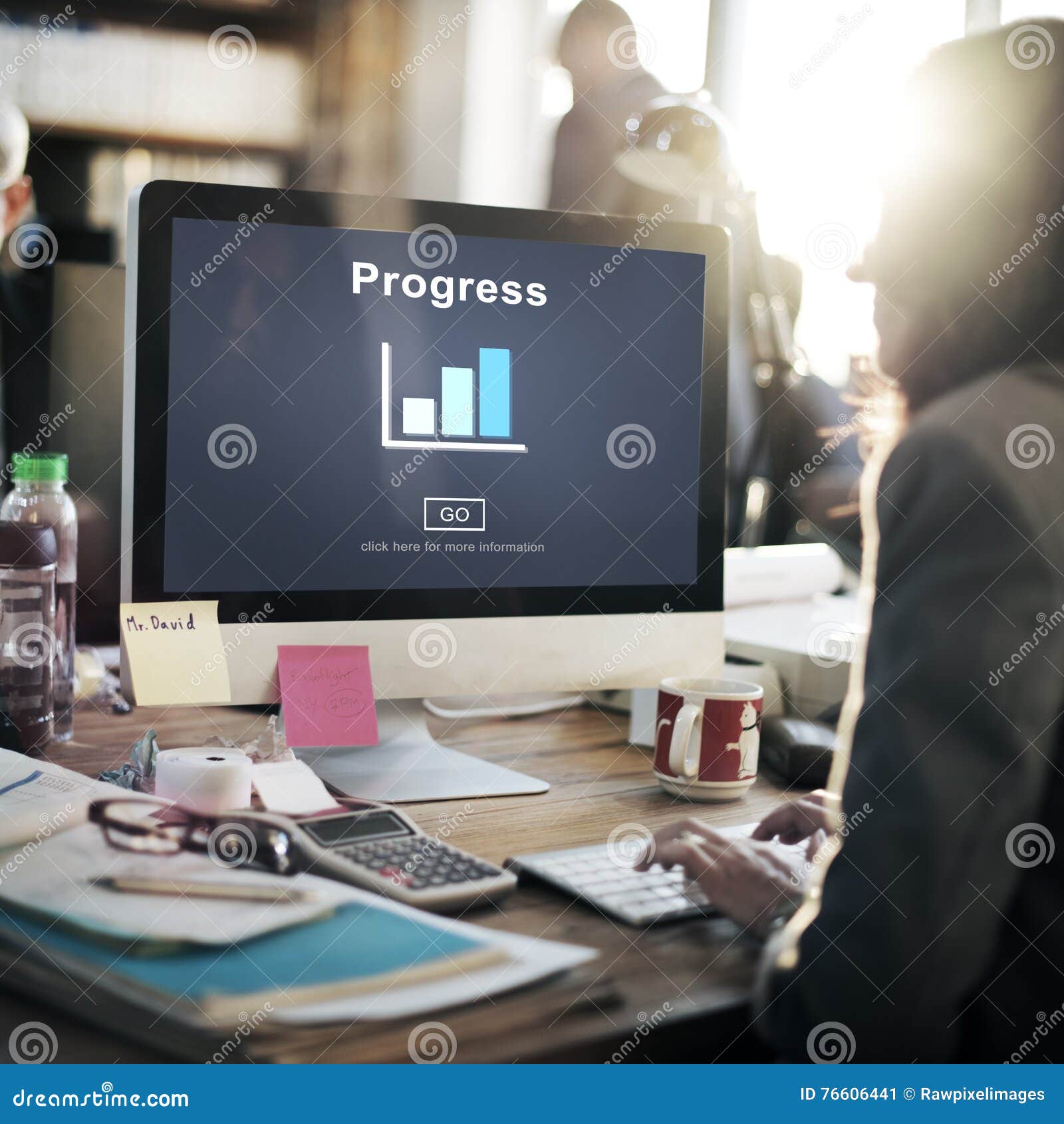 Progress Development Improvement Advancement Concept Stock Image ...