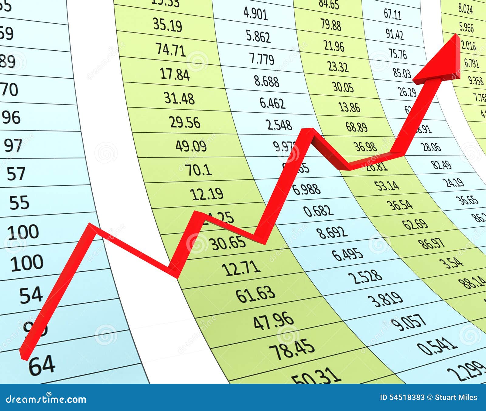 3D Progress Bar Graph Vector | CartoonDealer.com #22270417