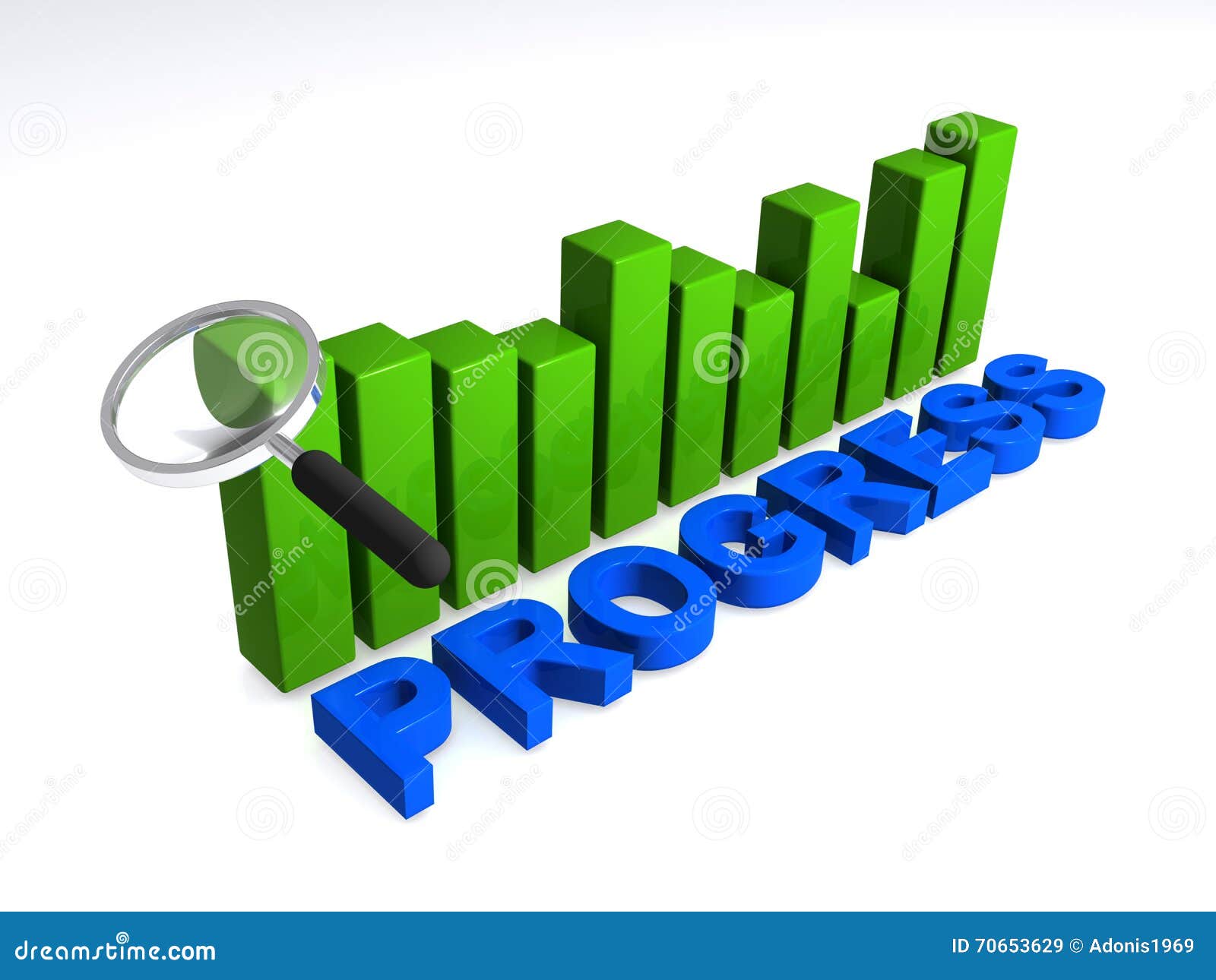 Progress stock illustration. Illustration of graphic - 70653629