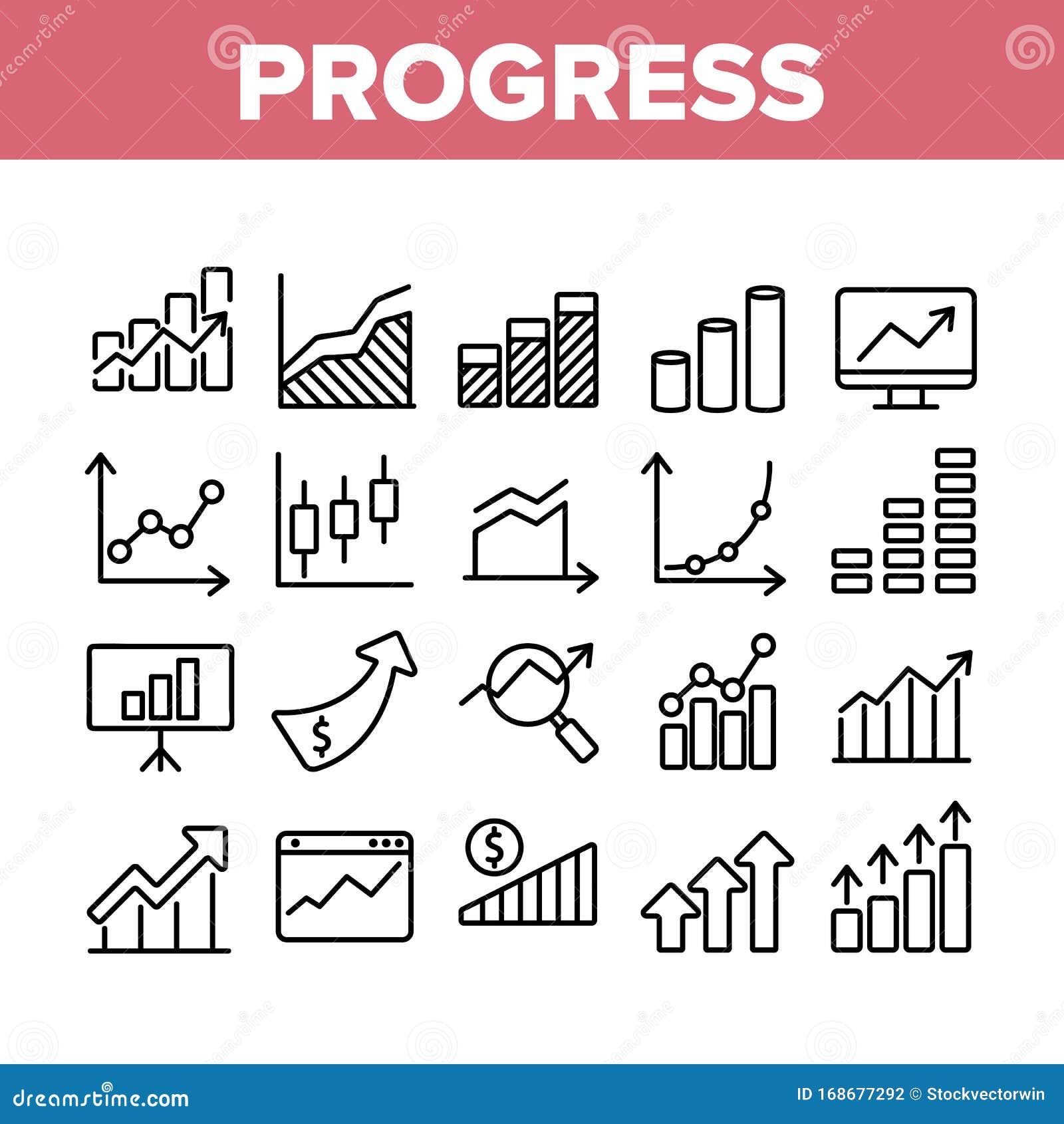 Graphs Pictograms Stock Illustrations – 164 Graphs Pictograms Stock ...