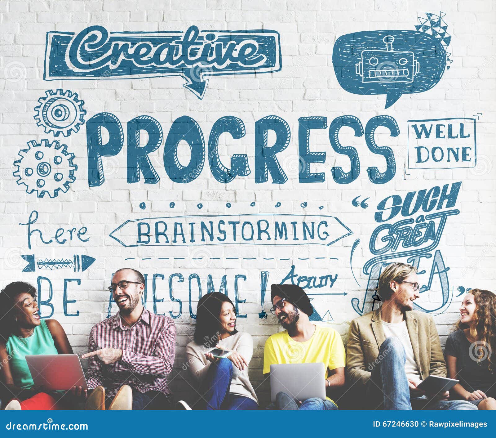 Progress Improvement Growth Progressive Development Concept Stock Photo ...