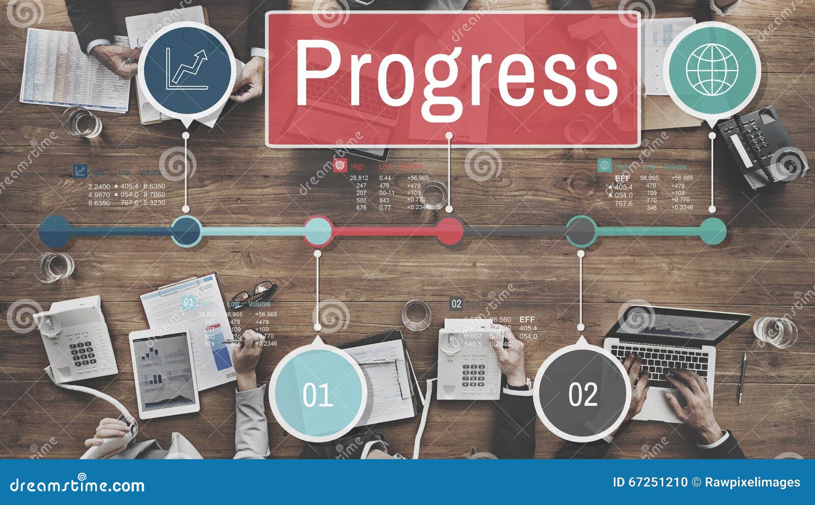 Progress Improvement Investment Mission Develoment Concept Stock Photo ...