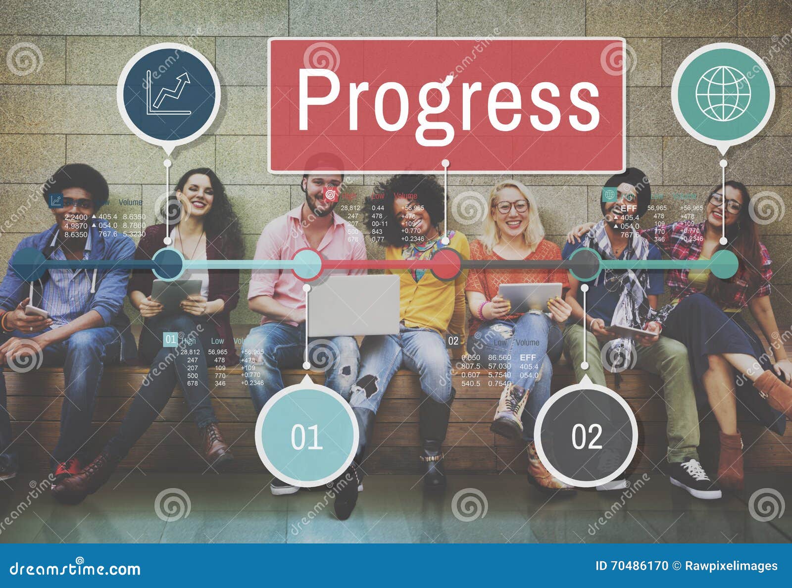 Progress Improvement Investment Mission Development Concept Stock Photo ...