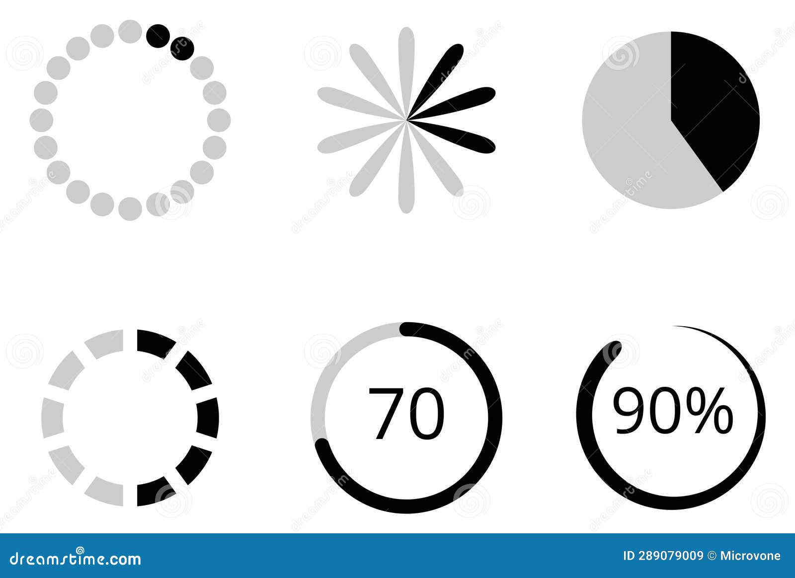 Round Loading Indicator Vector Symbol Cartoon | CartoonDealer.com ...