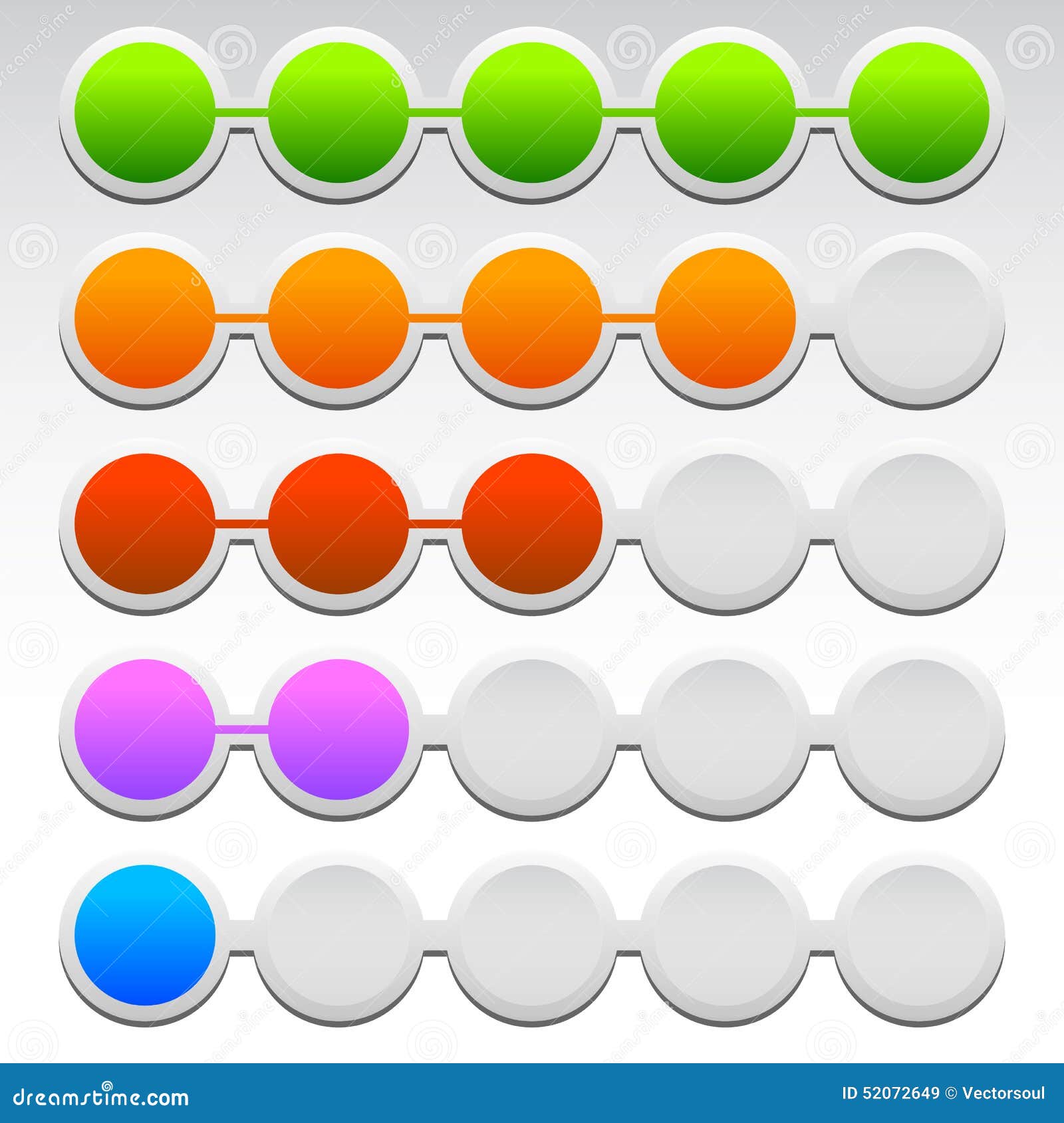 Progress Indicators Vector Illustration | CartoonDealer.com #30151804 Progress Indicators Vector Illustration | CartoonDealer.com #30151804