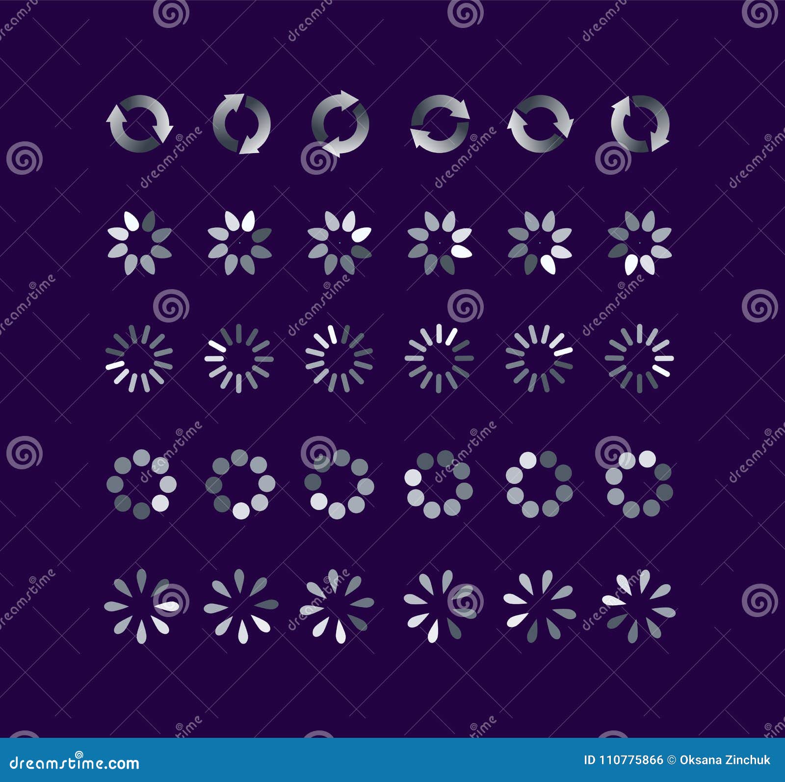 Progress Loading Bar Stock Vector Illustration Of Isolated 110775866