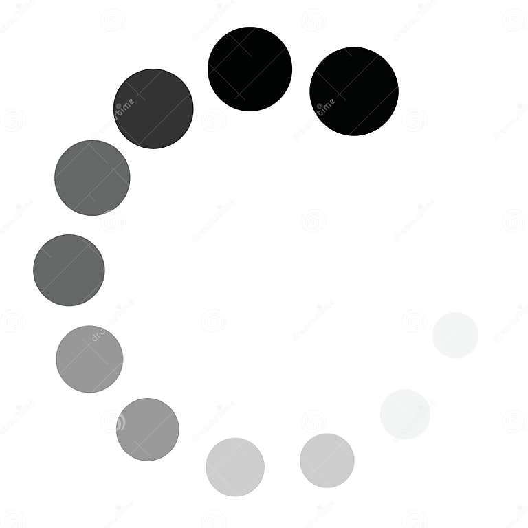 Progress Loading Spinner Icon Perfect for Waiting and Processing Stock ...