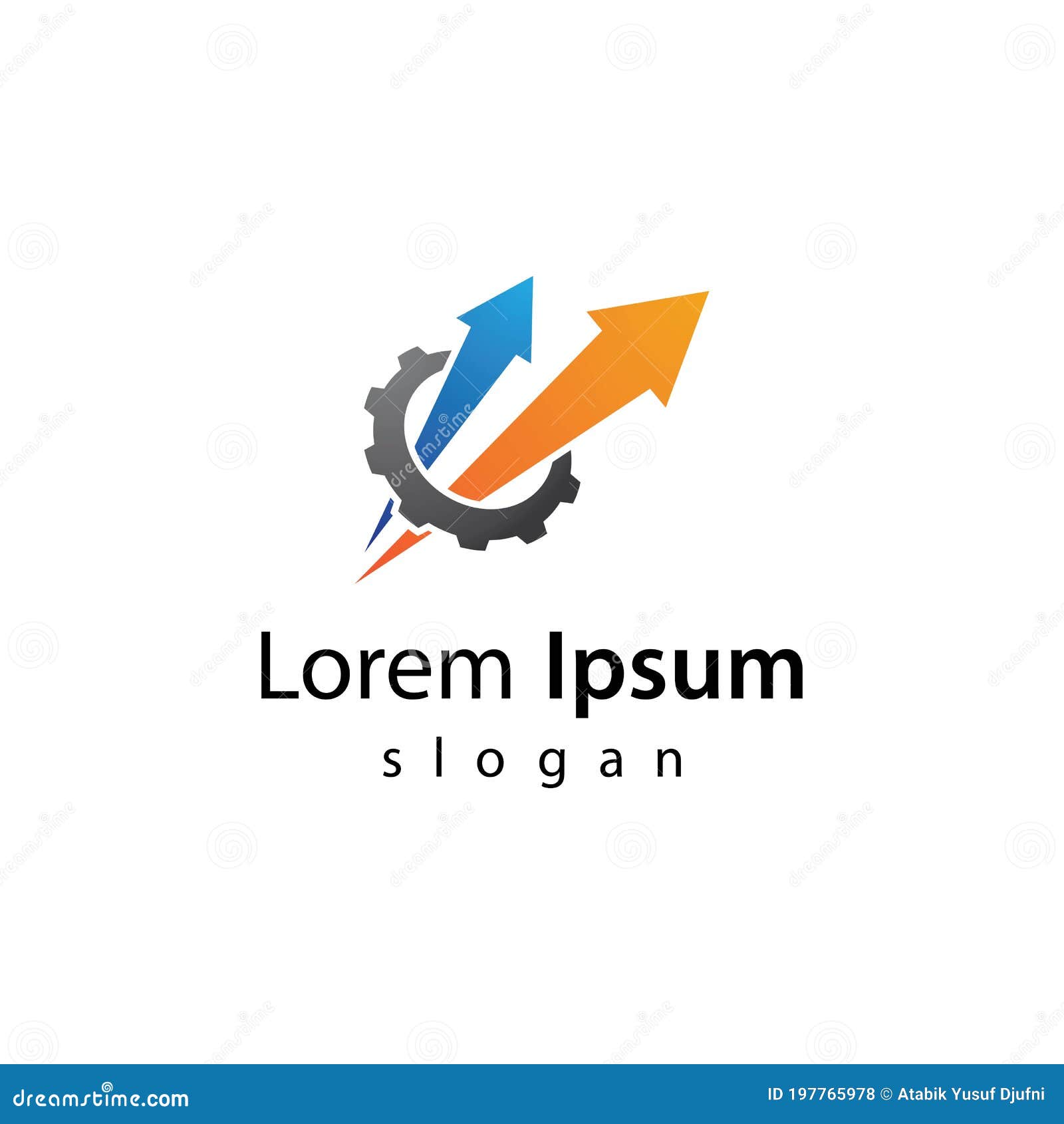 Progress logo images stock vector. Illustration of growth - 197765978