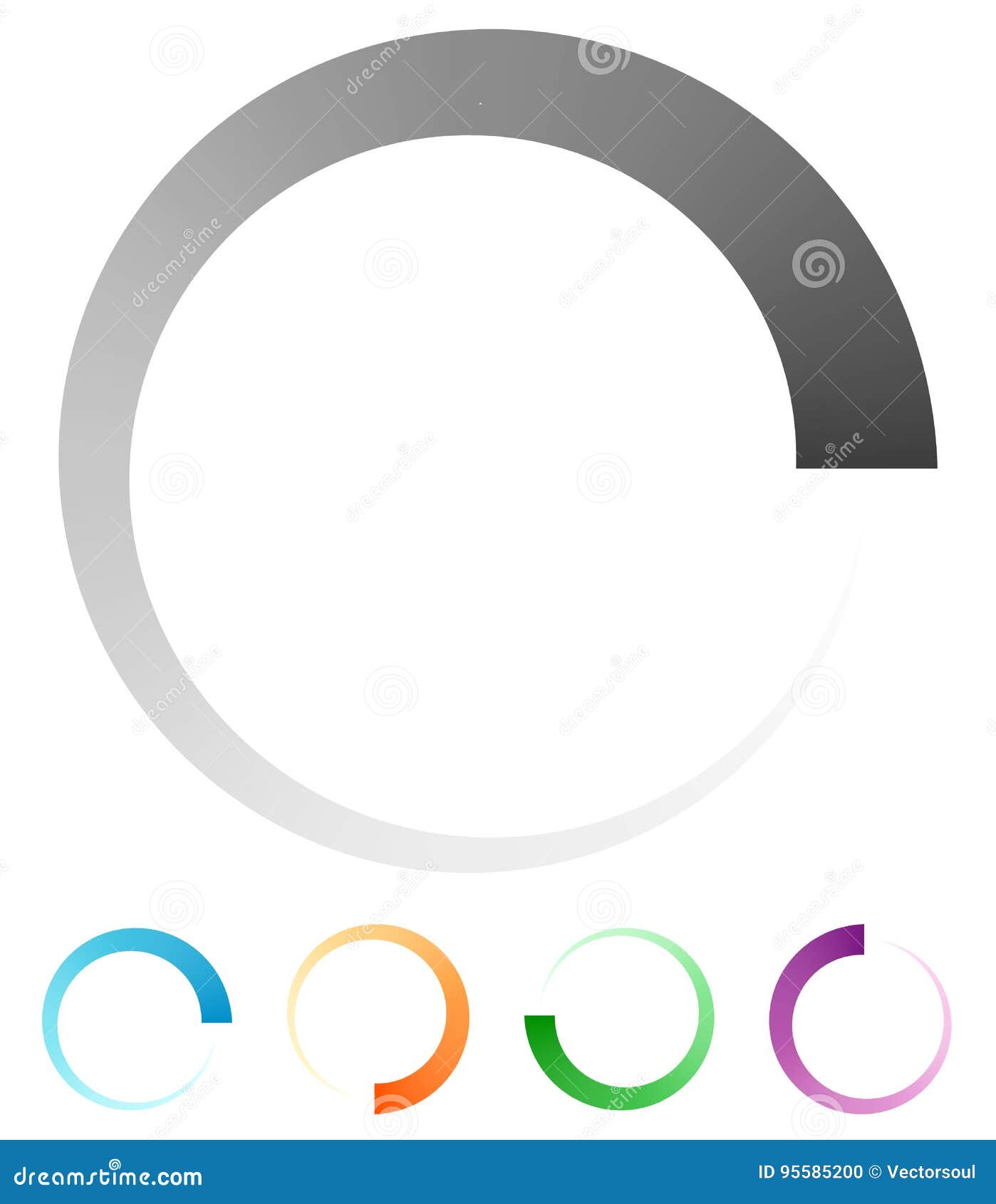 Progress, Process Indicator With 4 Step. Progress Bar, Preloader ...