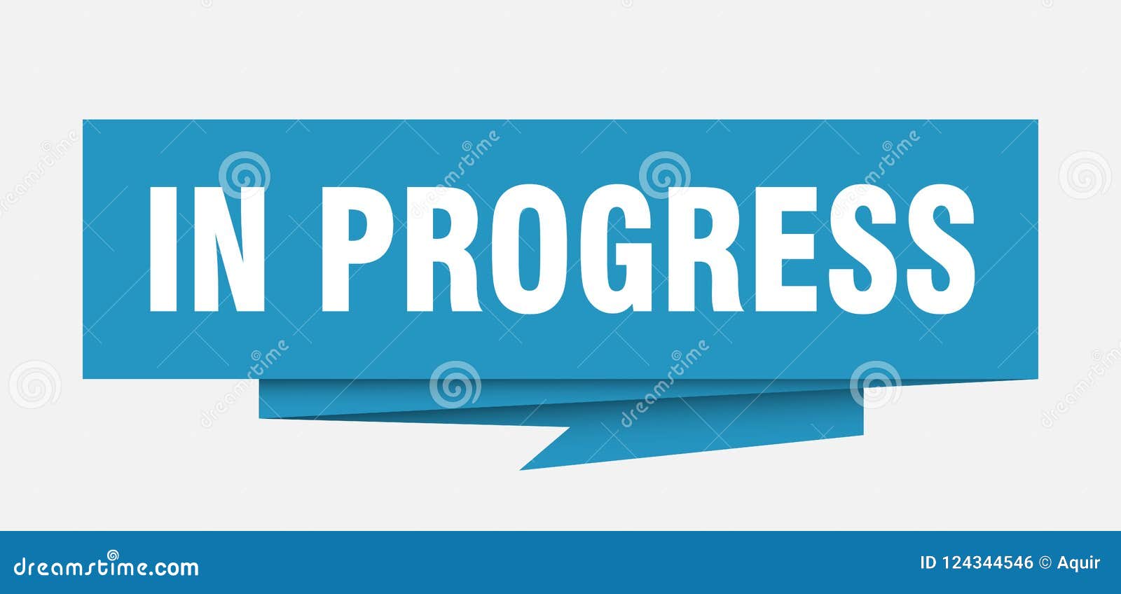In progress stock vector. Illustration of vector, progress - 124344546