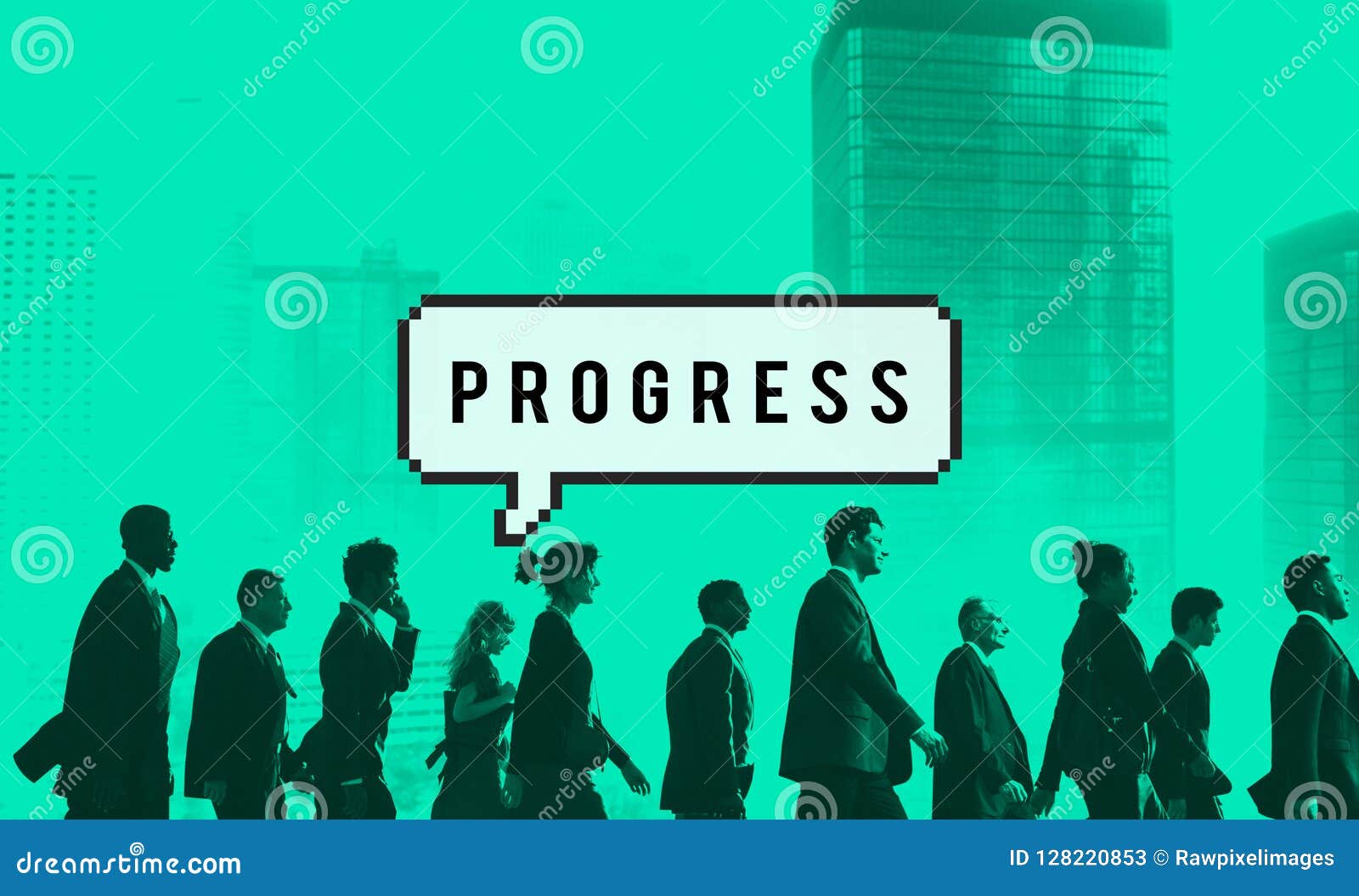 Progress Progression Progressive Development Concept Stock Image ...