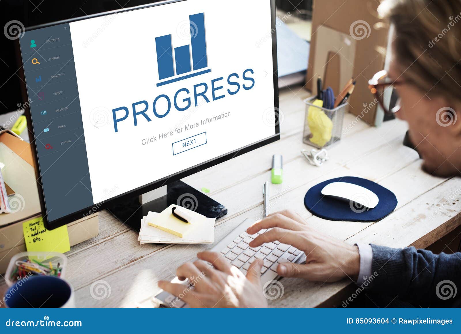 Progress Result Summary Chart Concept Stock Photo - Image of graph ...