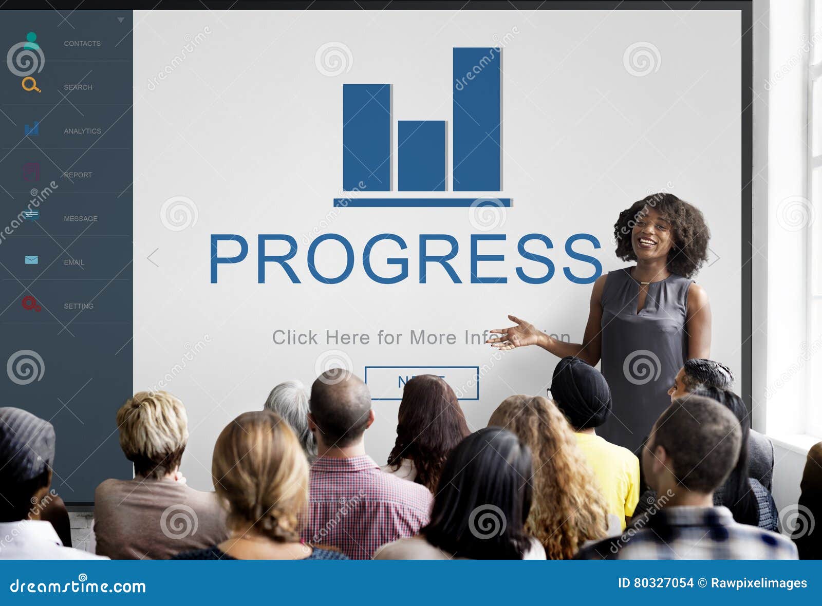 Progress Result Summary Chart Concept Stock Photo - Image of coach ...