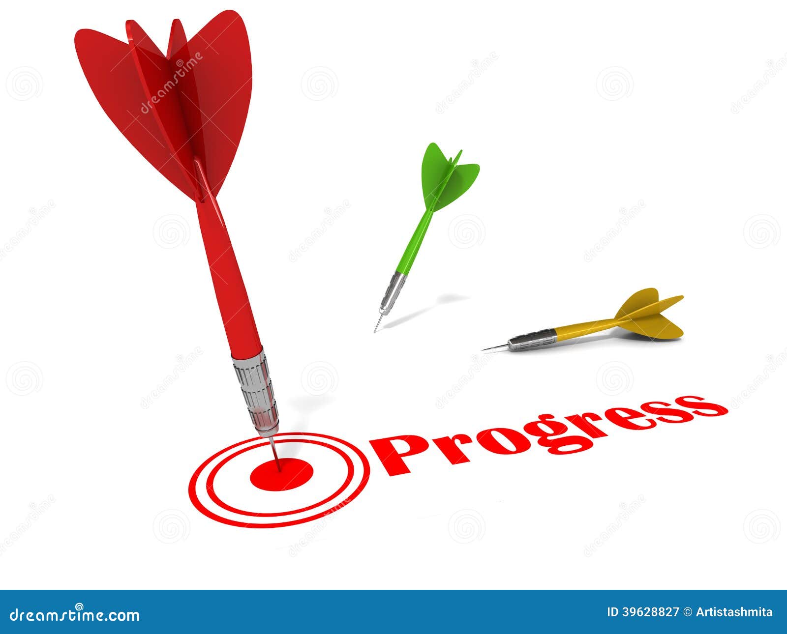 Progress stock illustration. Illustration of target, develop - 39628827