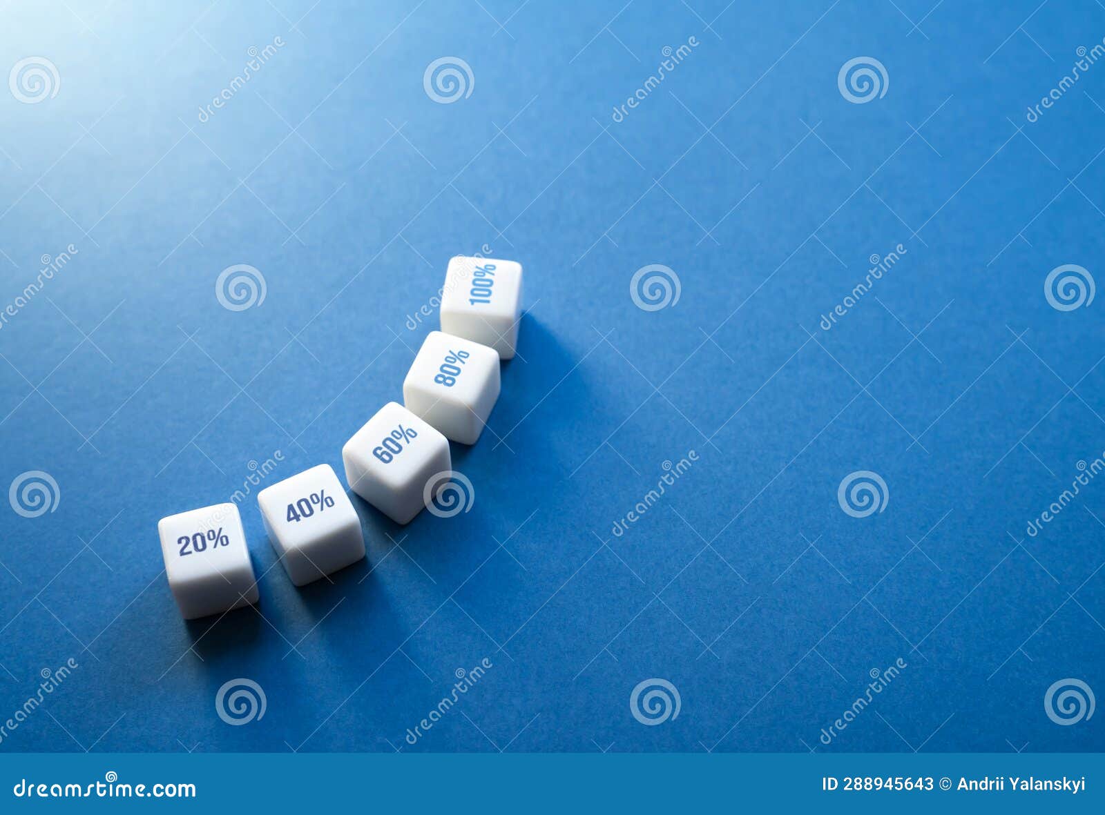 Progress Scale from 0 To 100 Percent. Stock Image - Image of mission ...