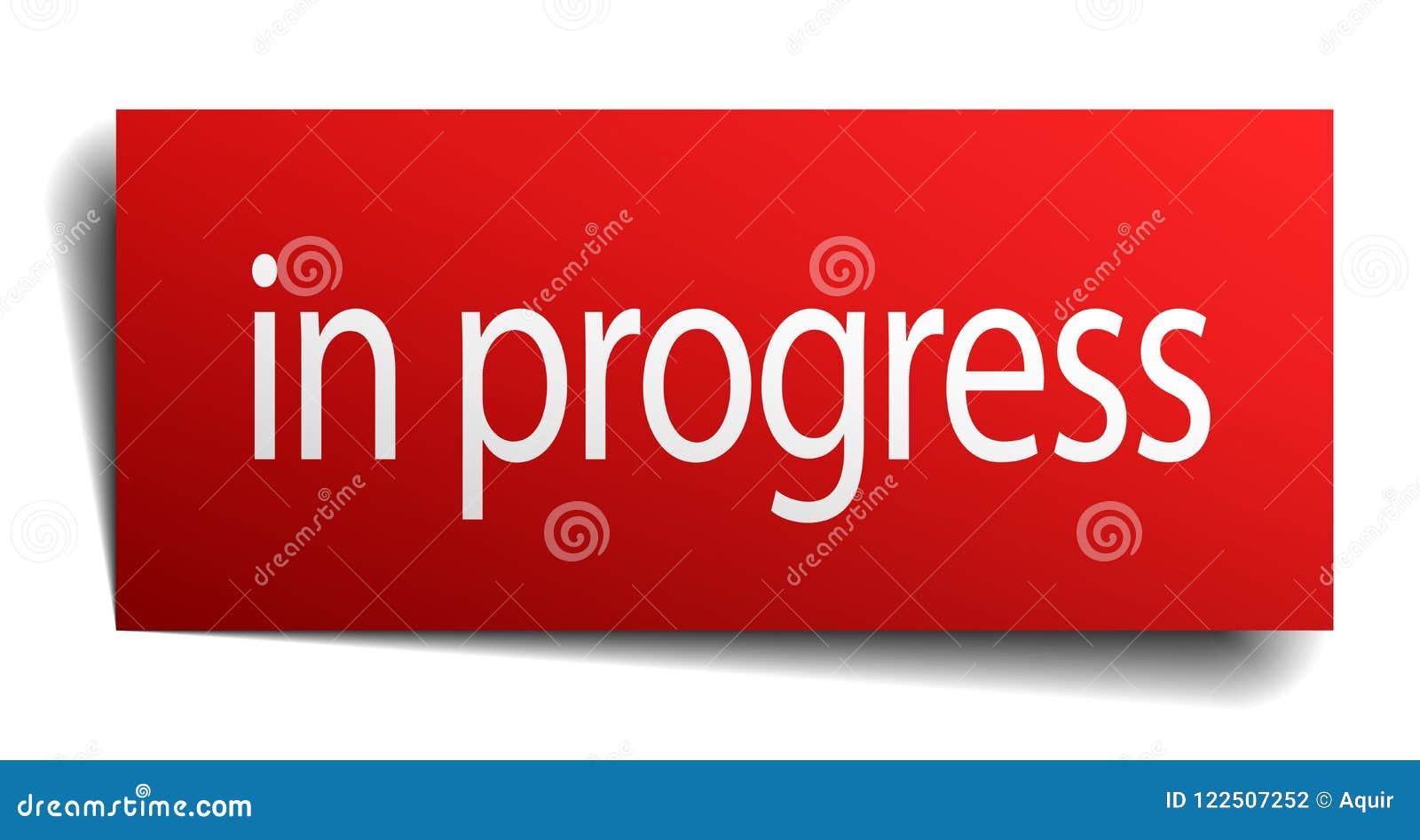 In progress sign stock vector. Illustration of peeler - 122507252