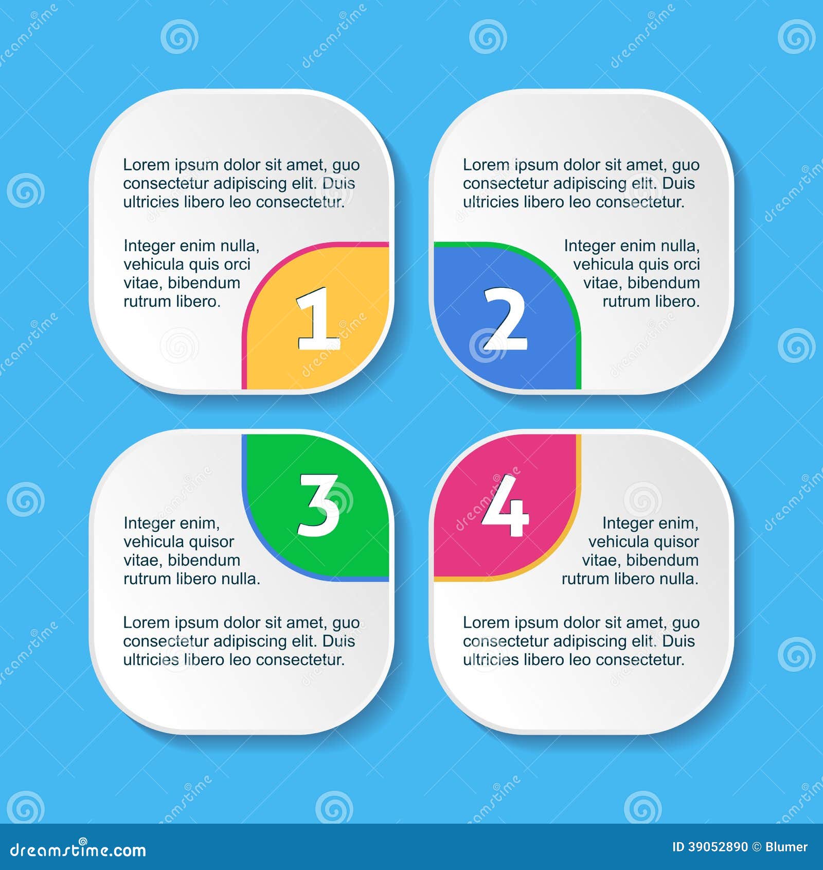 Progress squares stock vector. Illustration of layout - 39052890