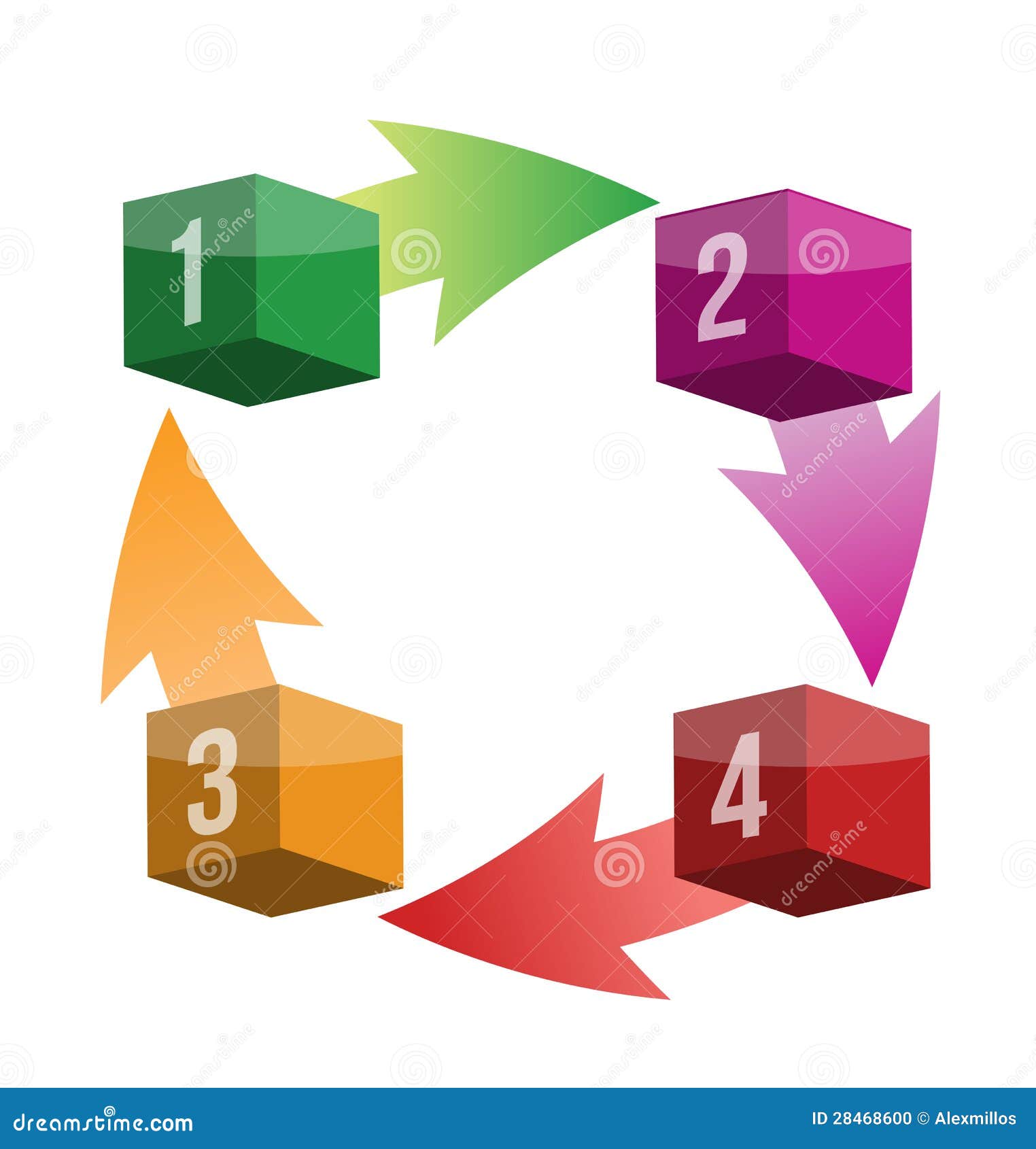 Progress steps stock illustration. Illustration of arrow - 28468600