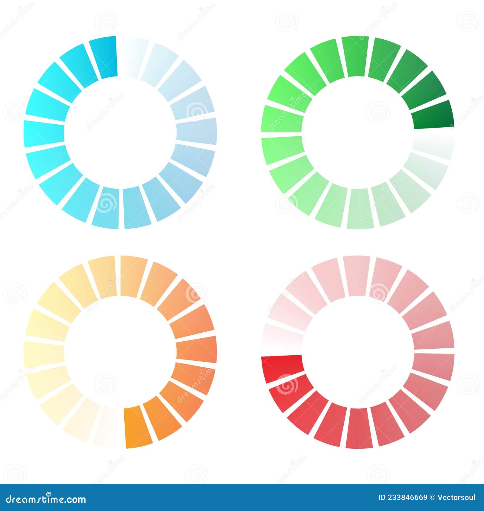 Progress, Steps, Phases Indicator. Preloader, Buffer Shape Stock Vector - Illustration of ...