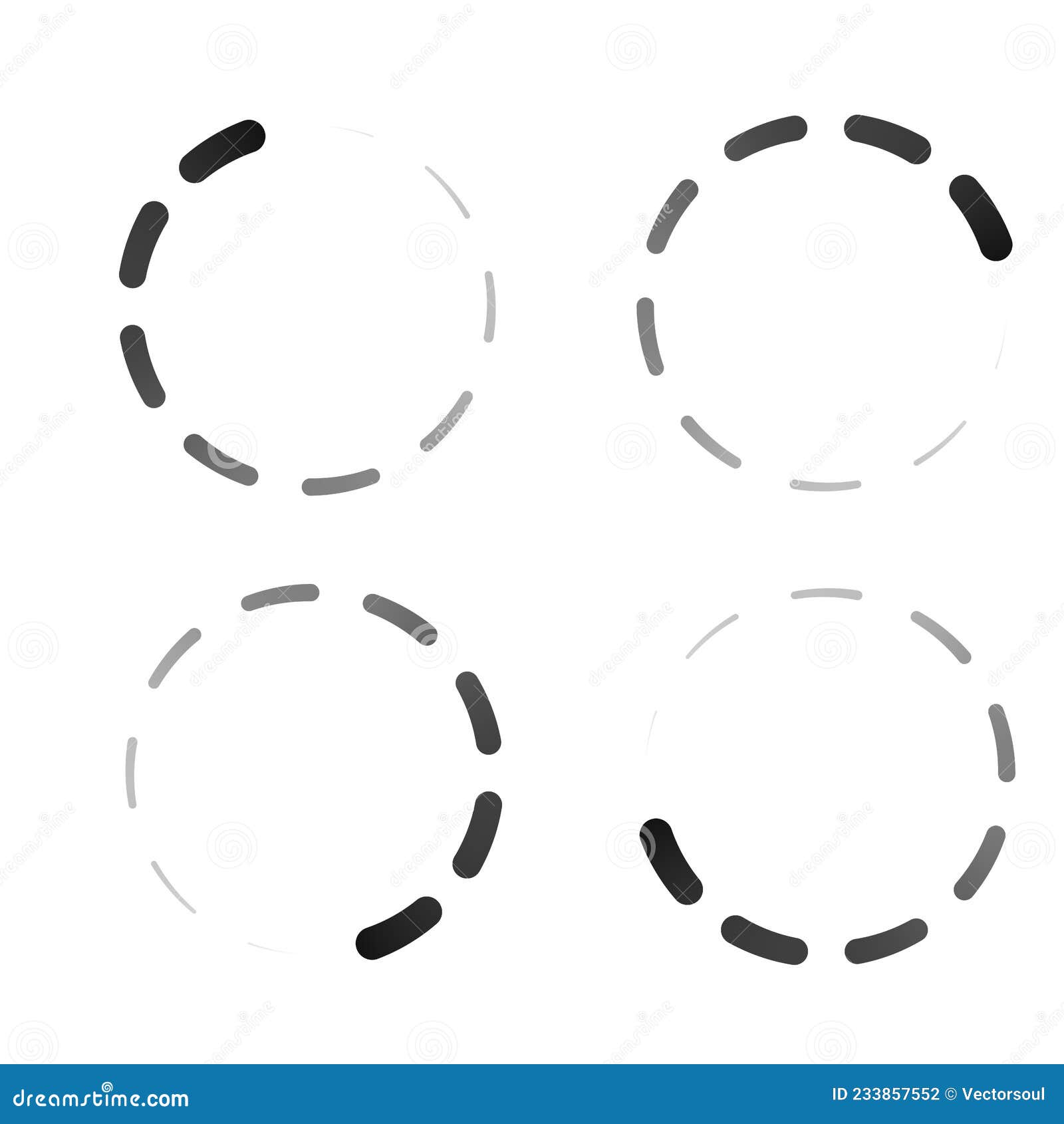 Progress, Steps, Phases Indicator. Preloader, Buffer Shape Stock Vector ...