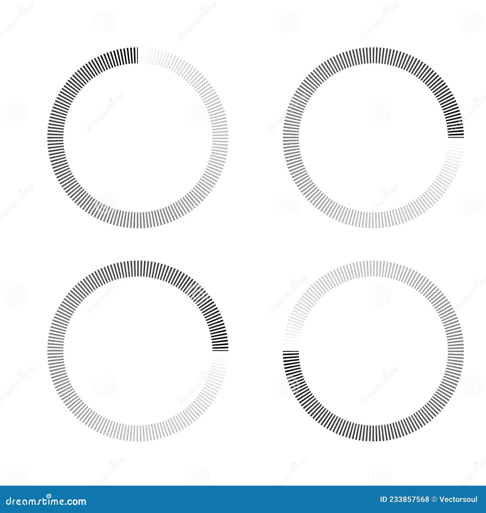 Preloader, Buffer Symbols/icons, Progress Indicators Stock Illustration ...