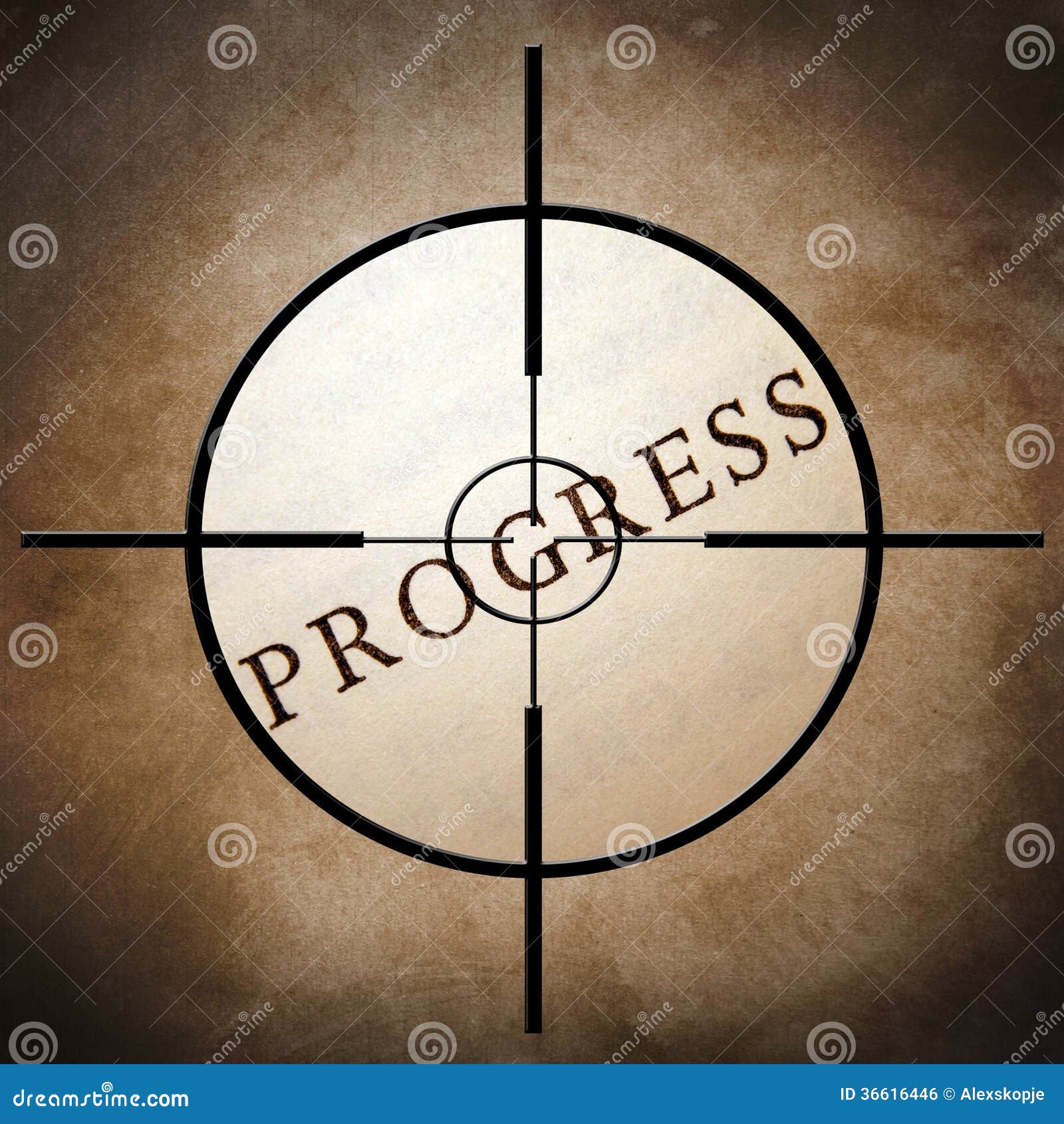Progress target stock illustration. Illustration of analysis - 36616446