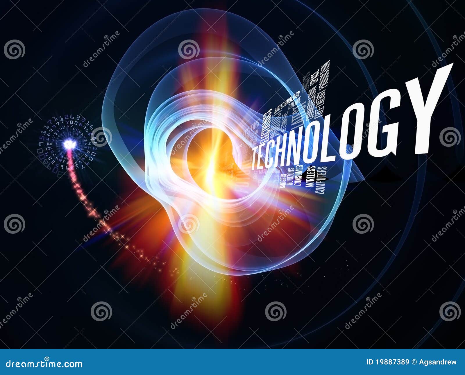 Progress of Technology stock illustration. Illustration of wallpaper ...