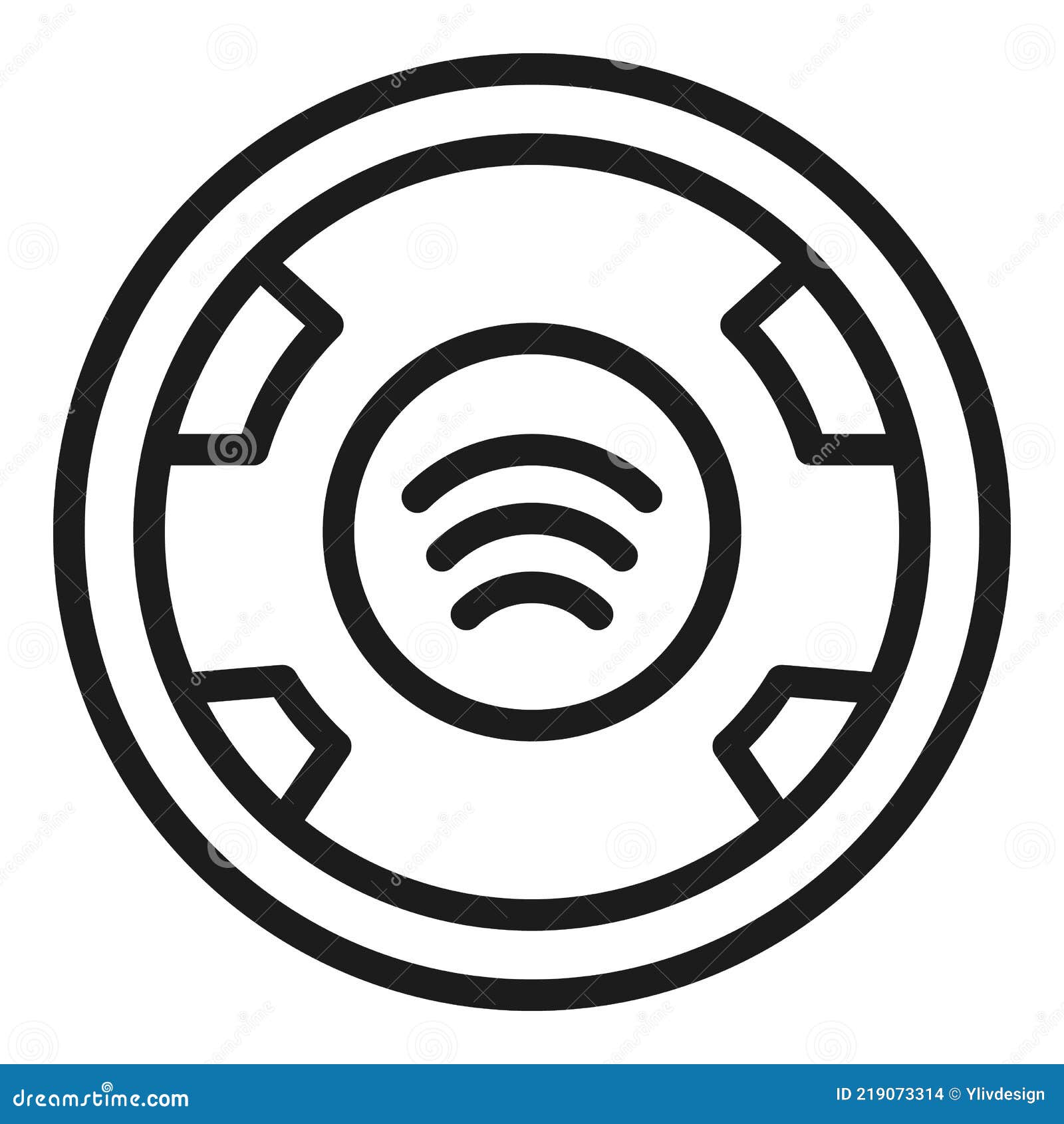 Progress Tracker Icon, Outline Style Stock Vector - Illustration of ...