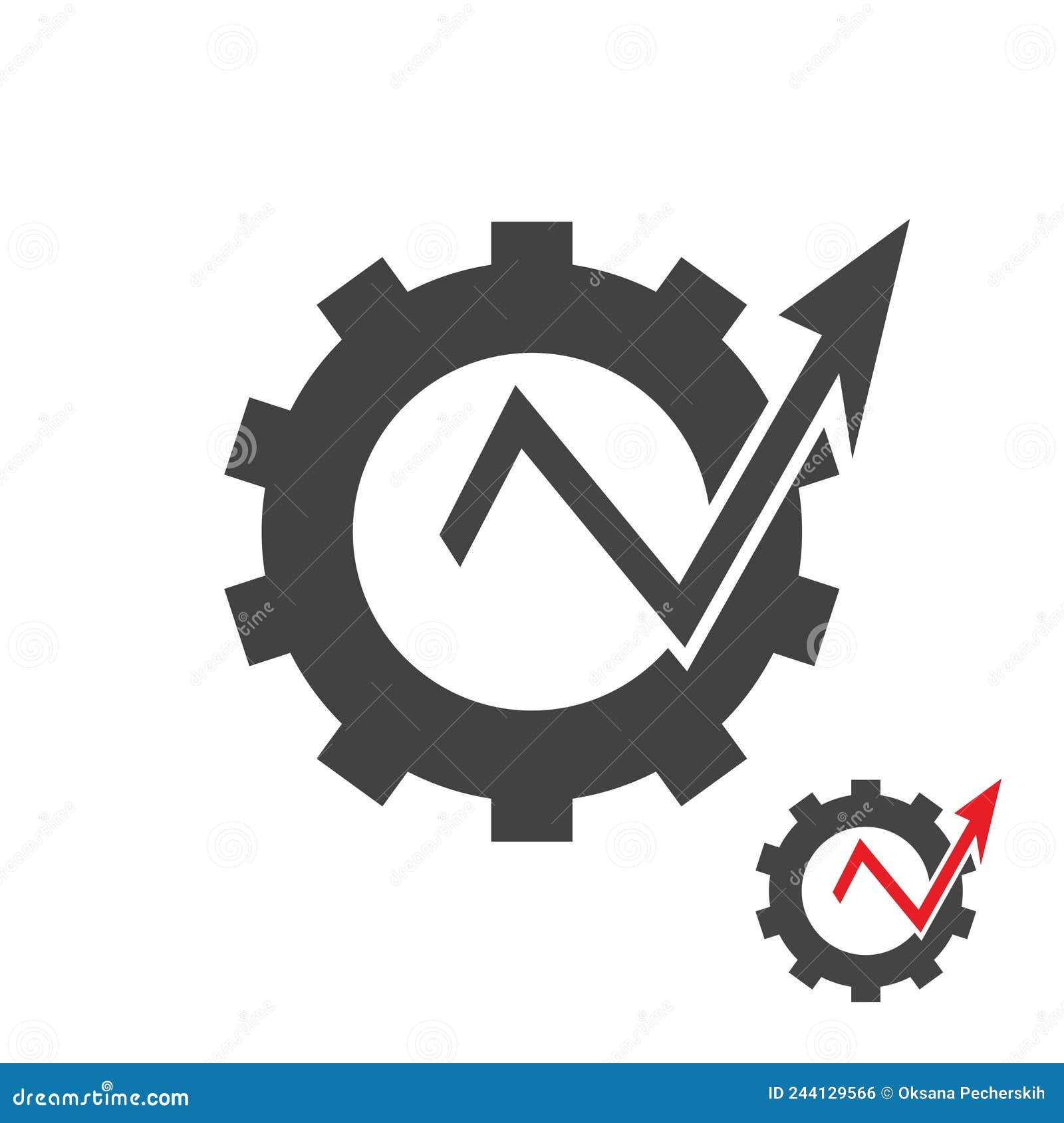 Progress Vector Icon on White Isolated Background. Layers Grouped for ...