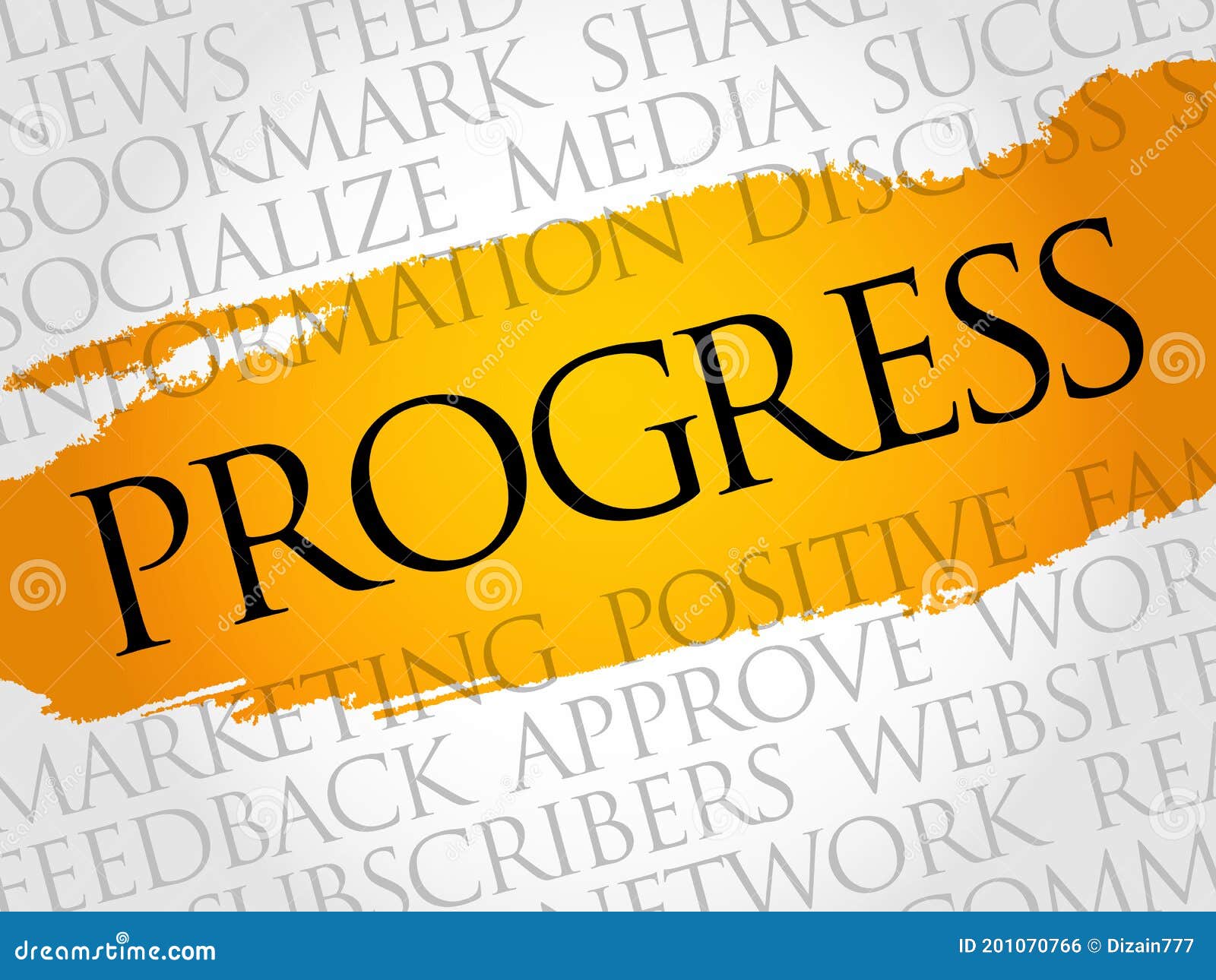 Progress word cloud stock illustration. Illustration of product - 201070766