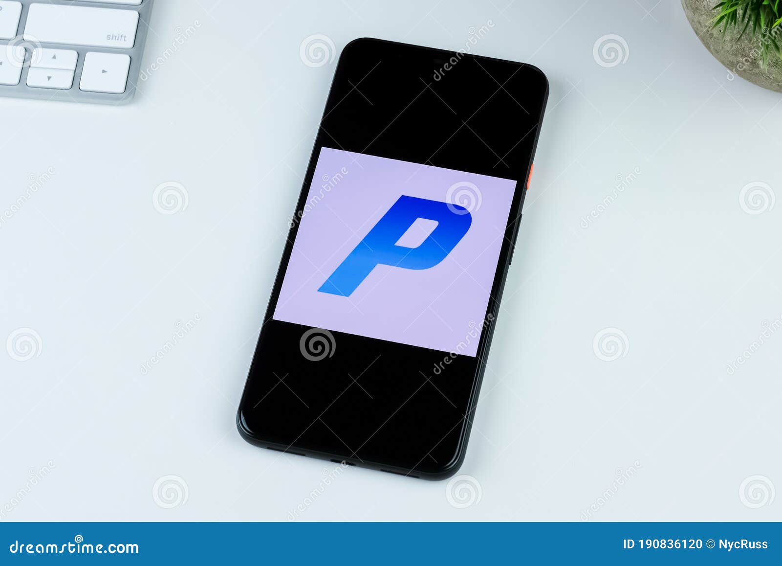 Progressive App Logo on a Smartphone Screen. Editorial Image - Image of ...