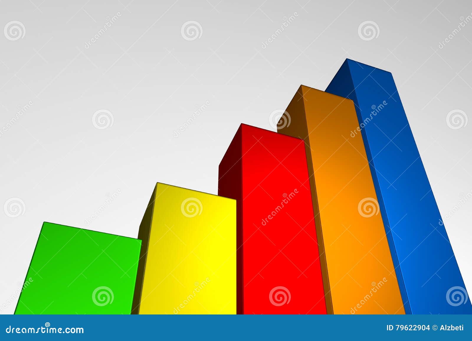 Progressive graph stock illustration. Illustration of status - 79622904
