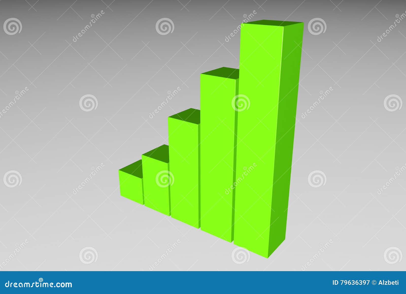 Progressive graph stock illustration. Illustration of growth - 79636397