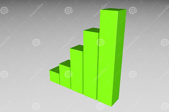Progressive graph stock illustration. Illustration of growth - 79636397