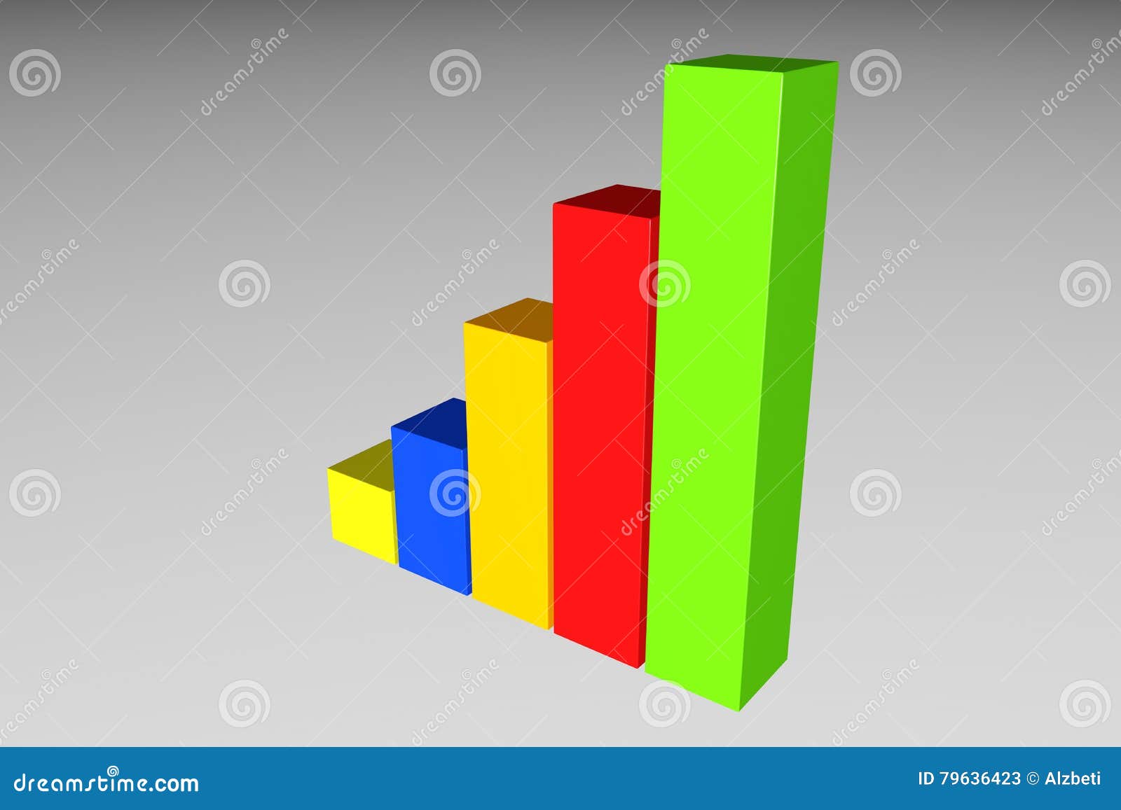 Progressive graph stock illustration. Illustration of background - 79636423