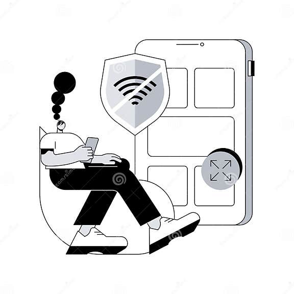 Progressive Web App Abstract Concept Vector Illustration. Stock Vector ...