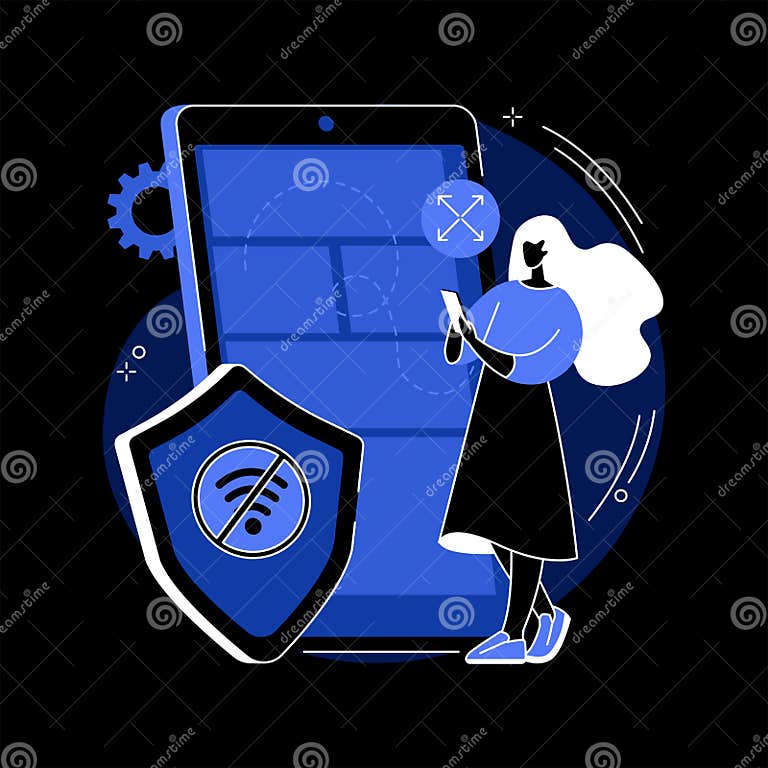 Progressive Web App Abstract Concept Vector Illustration. Stock Vector ...